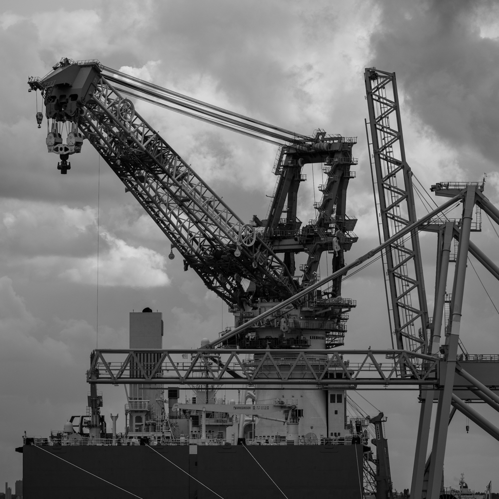 #632 – North Sea Canal Industrial Landscape 3 – Seaway Alfa Lift ...